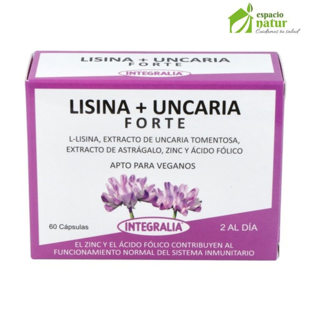 LISINA + UNCARIA FORTE Integralia – Espacionatur – Herbolario Online